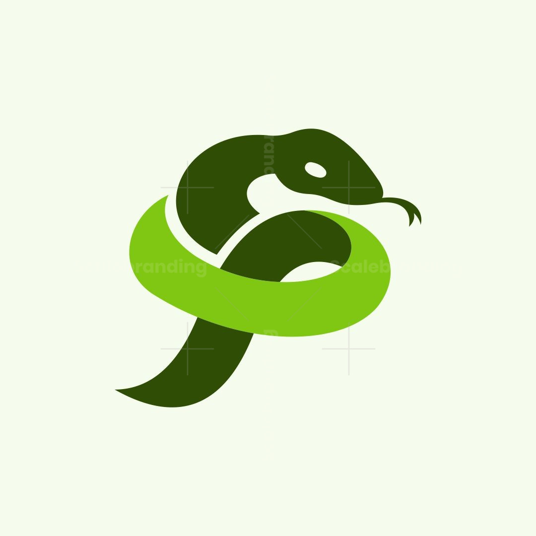 Letter P Snake Logo | Scalebranding