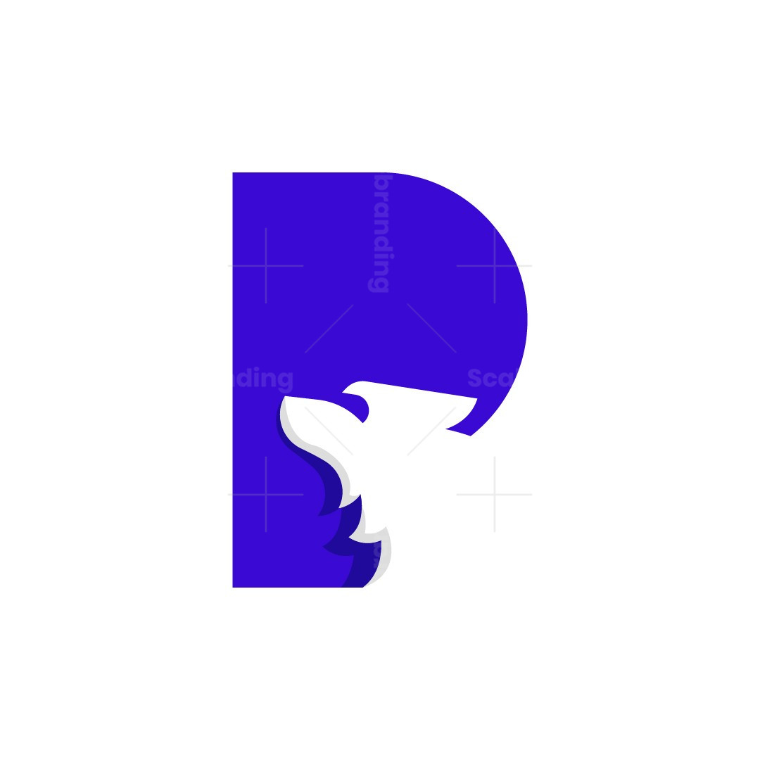 Letter P Wolf Logo | Scalebranding