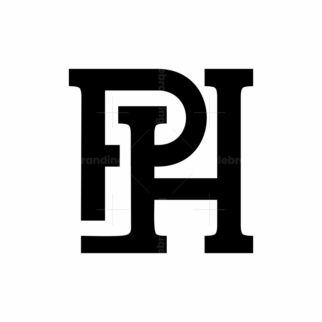 Letter PH, HP or PLH Logo | Scalebranding