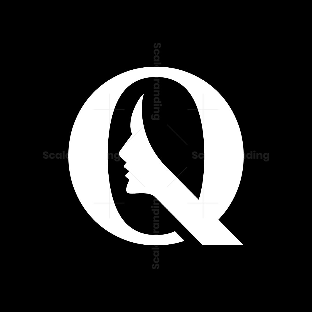 Letter Q Woman Logo | Scalebranding
