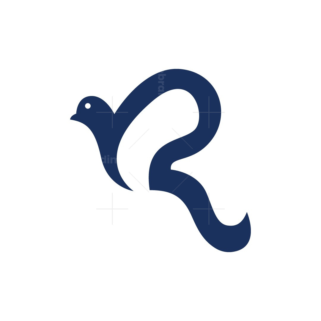 Letter R Bird Logo | Scalebranding
