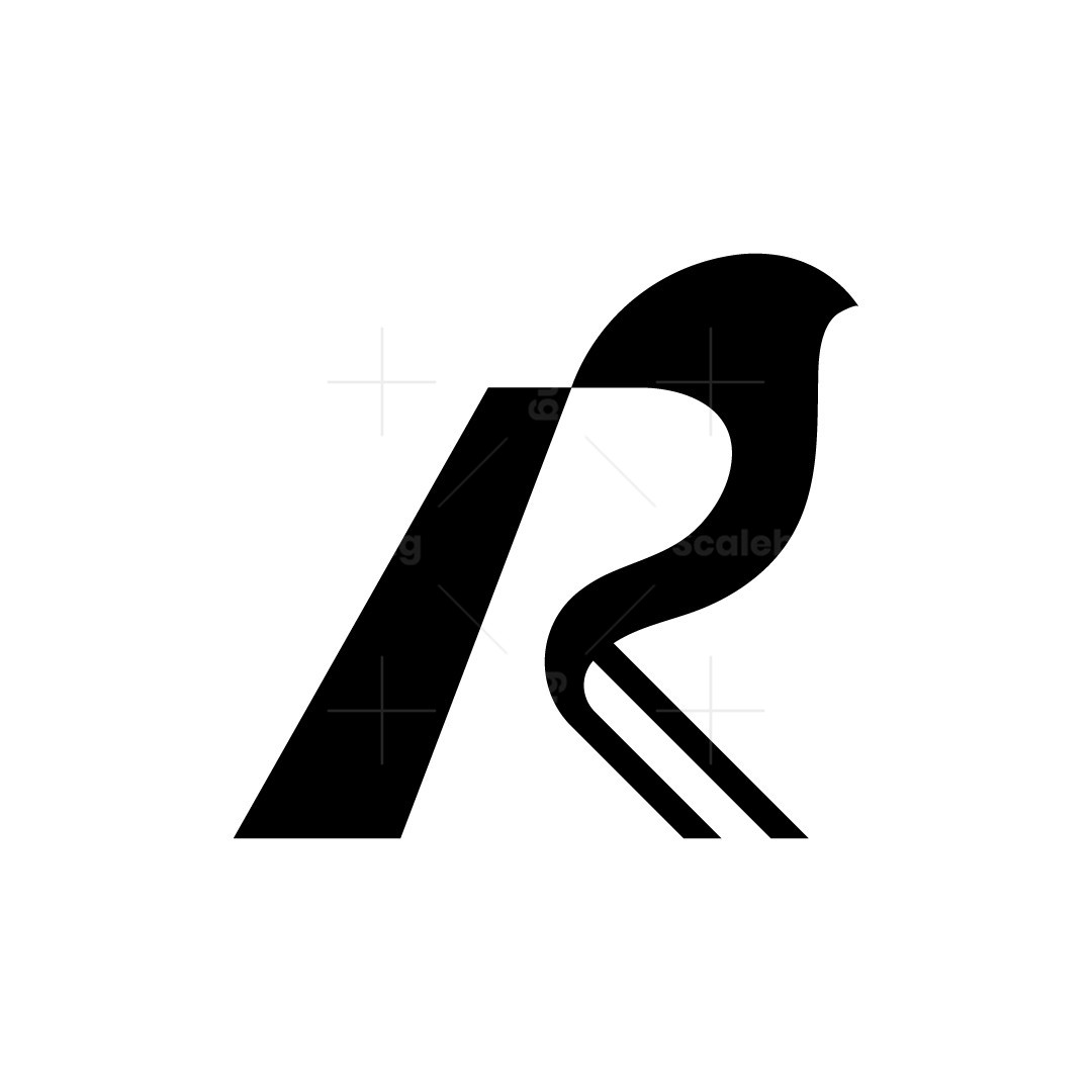 Letter R Bird Logo | Scalebranding