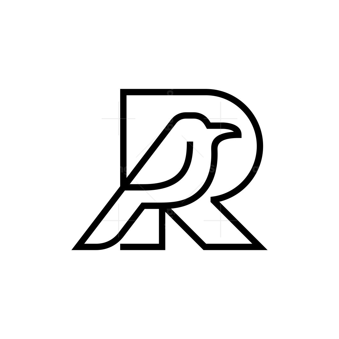 Letter R Bird Logo | Scalebranding