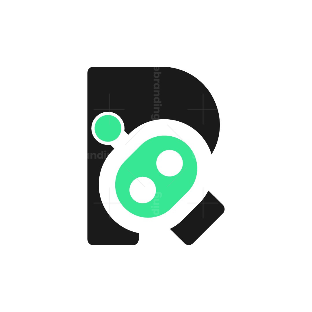 Letter R Bot Logo | Scalebranding