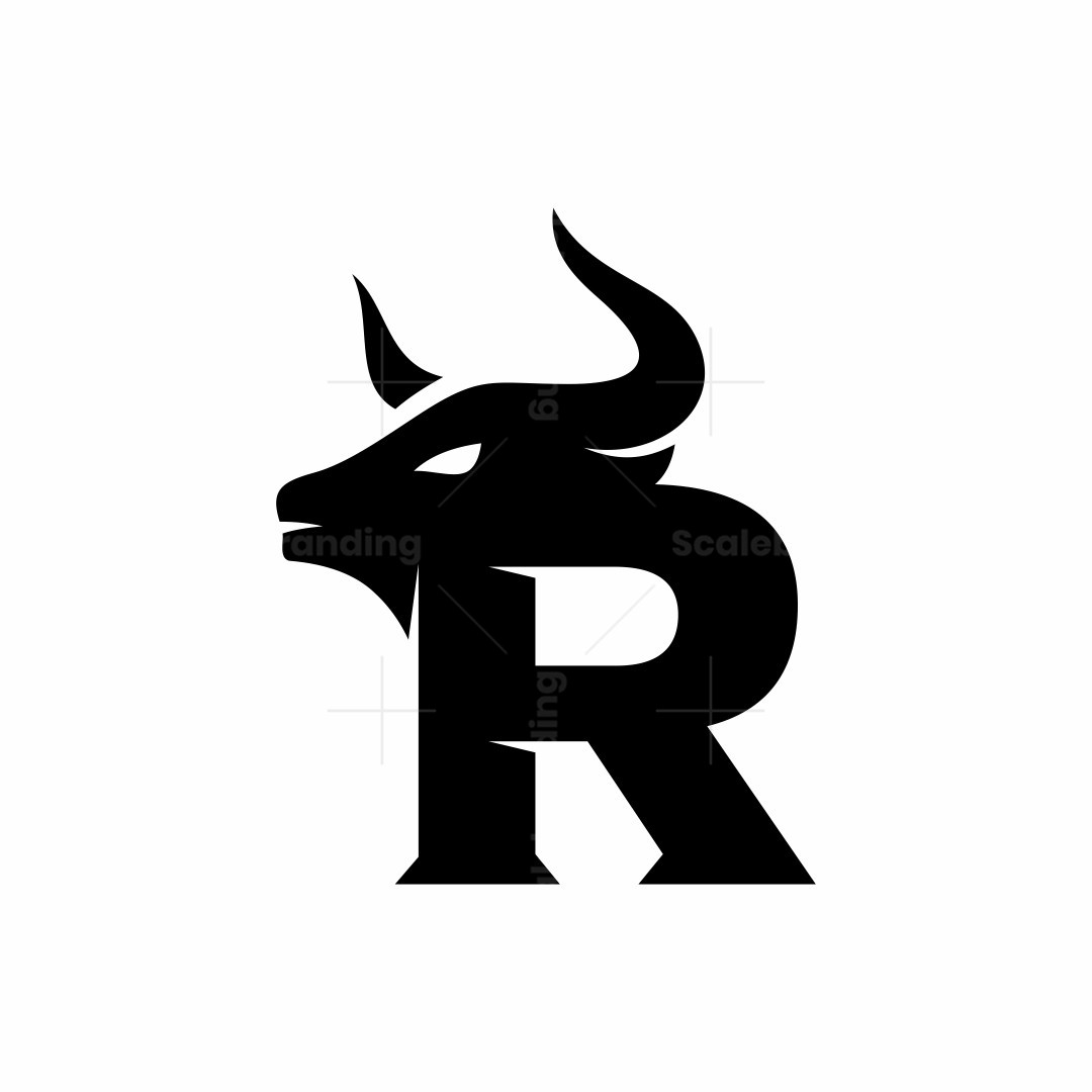 Letter R Bull Logo | Scalebranding