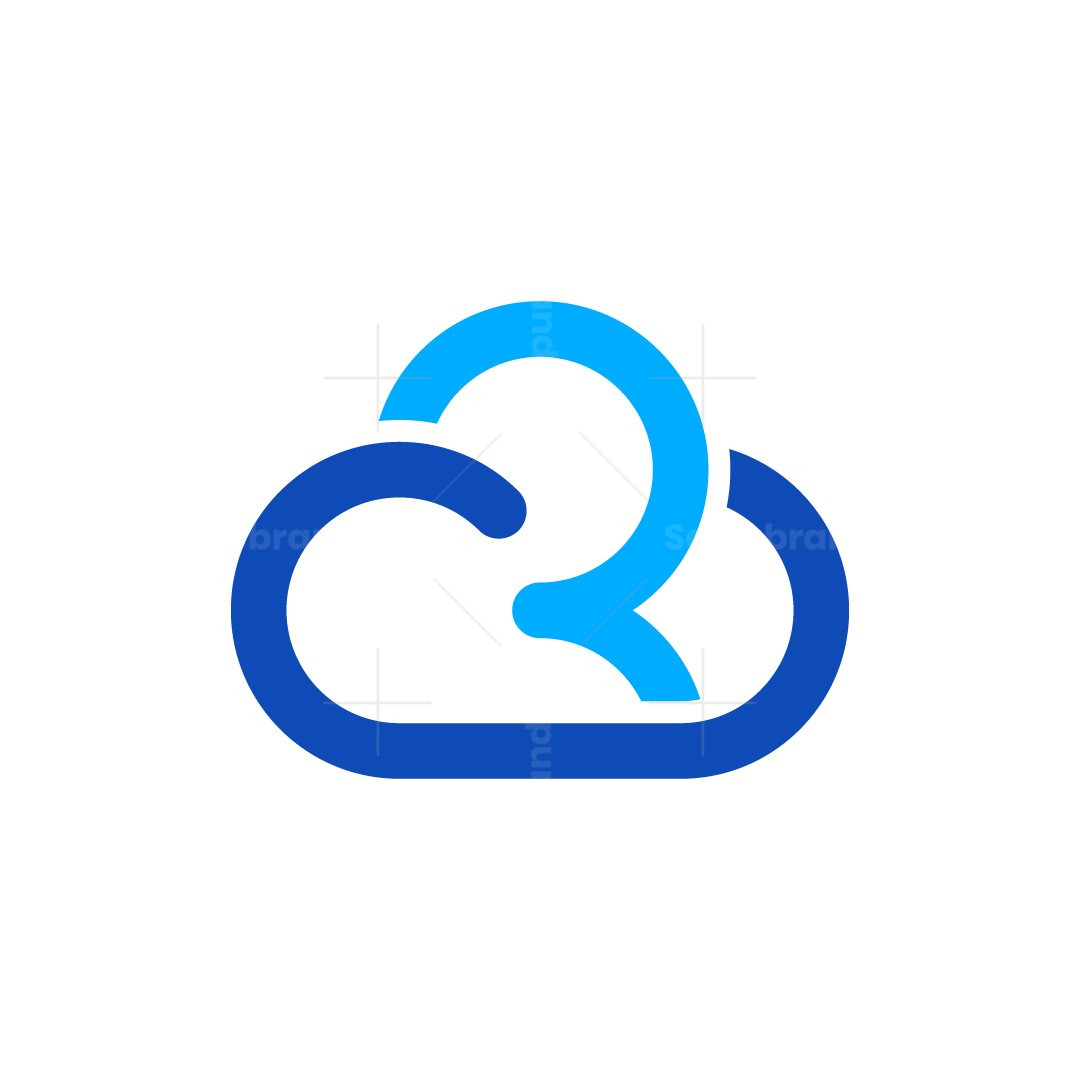 Letter R Cloud Logo | Scalebranding