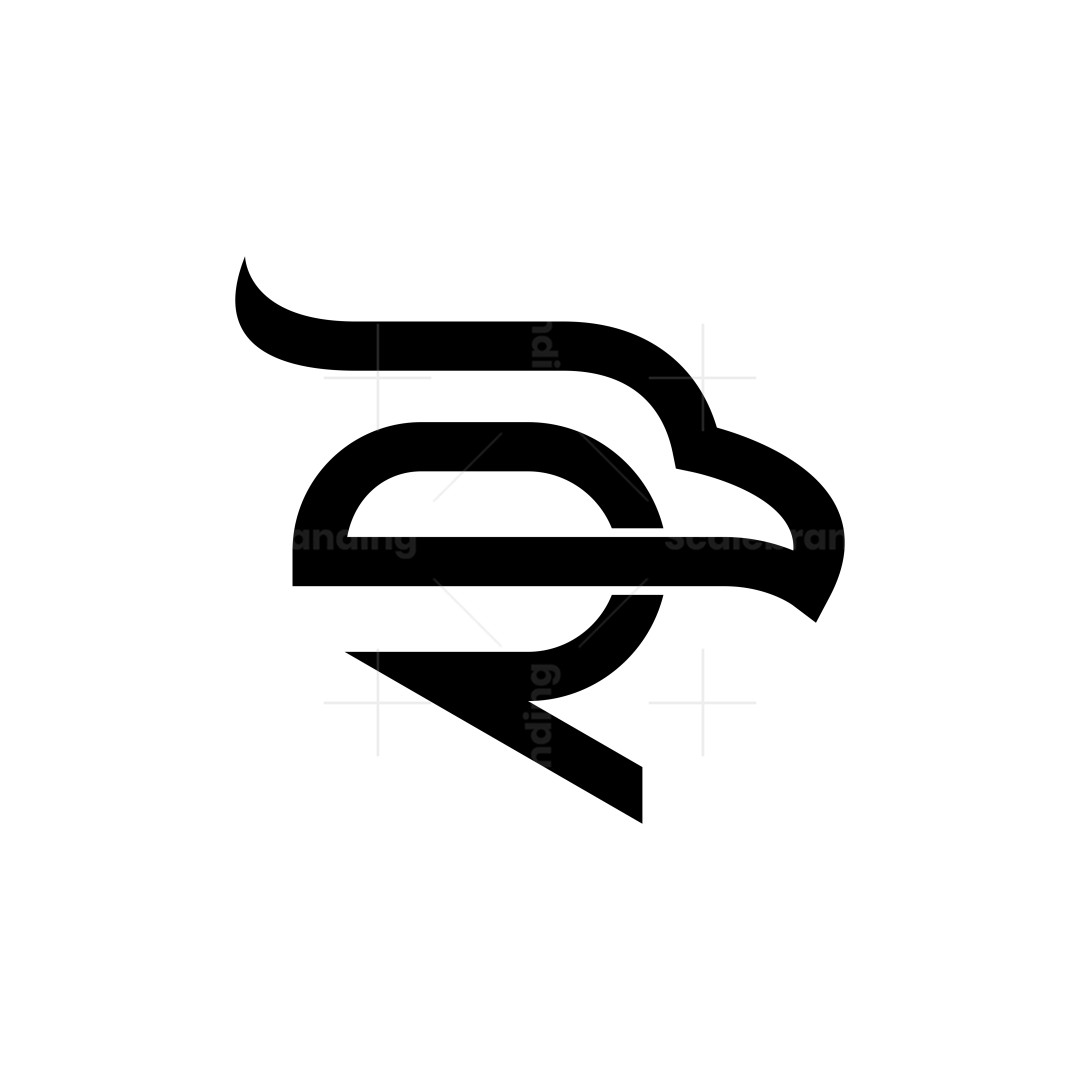 Letter R Eagle Logo | Scalebranding