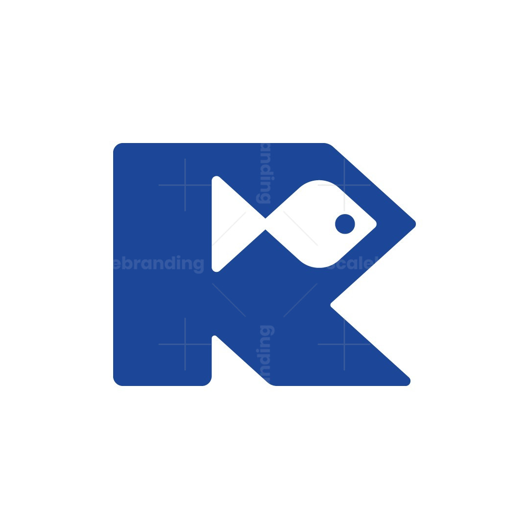 Letter R Fish Logo | Scalebranding