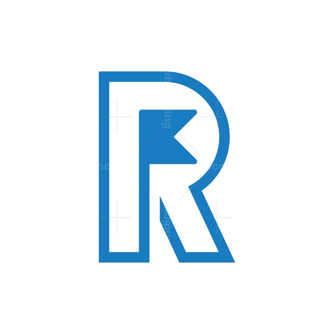 Letter R Flag Logo | Scalebranding