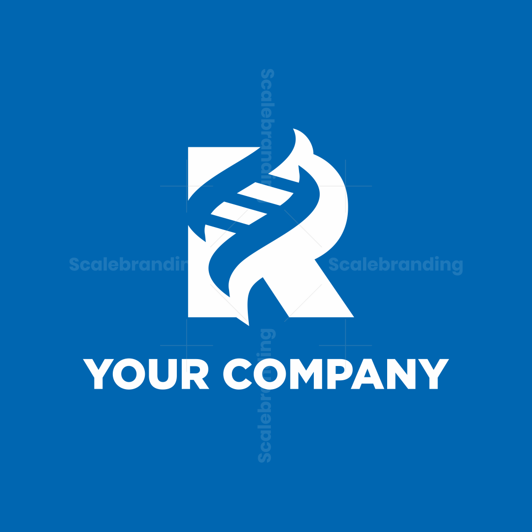 Letter R Genetic Simple Logo | Scalebranding