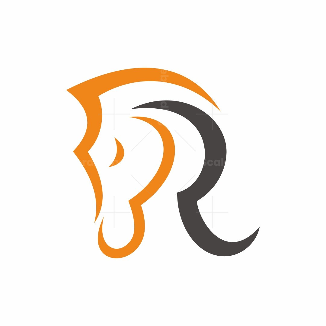 Letter R Horse Logo | Scalebranding