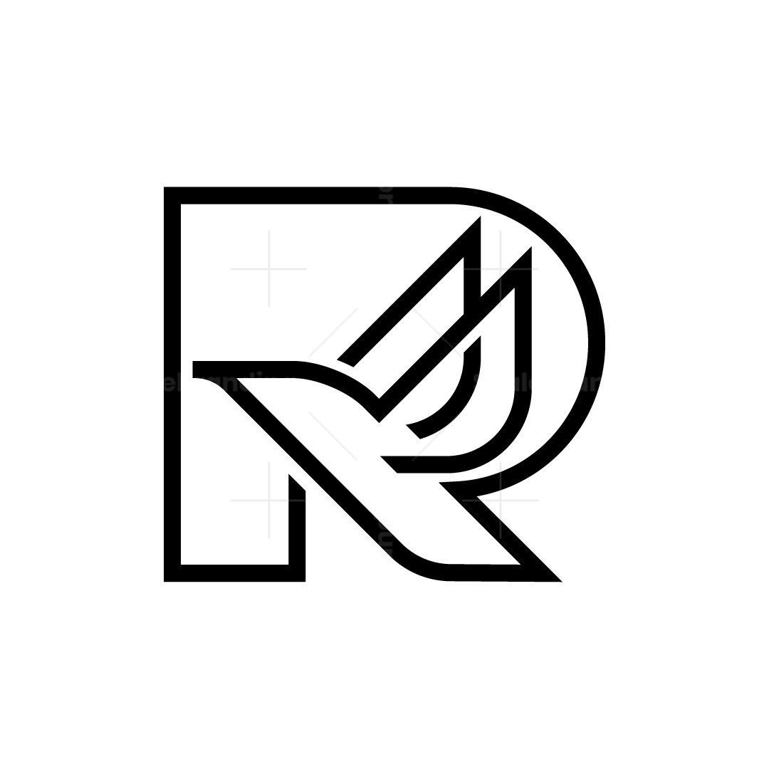 Letter R Hummingbird Logo | Scalebranding