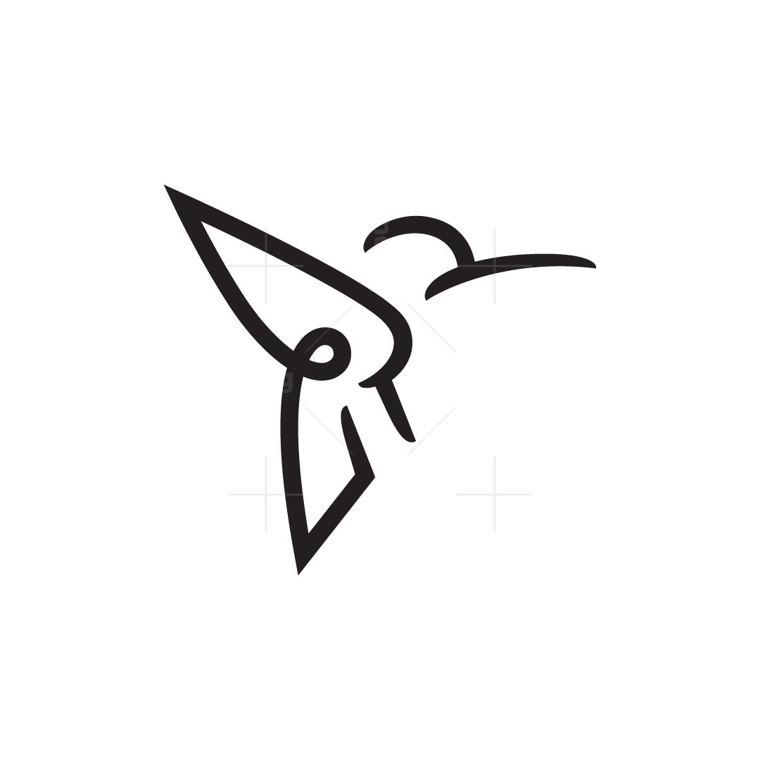 Letter R Hummingbird Logo | Scalebranding