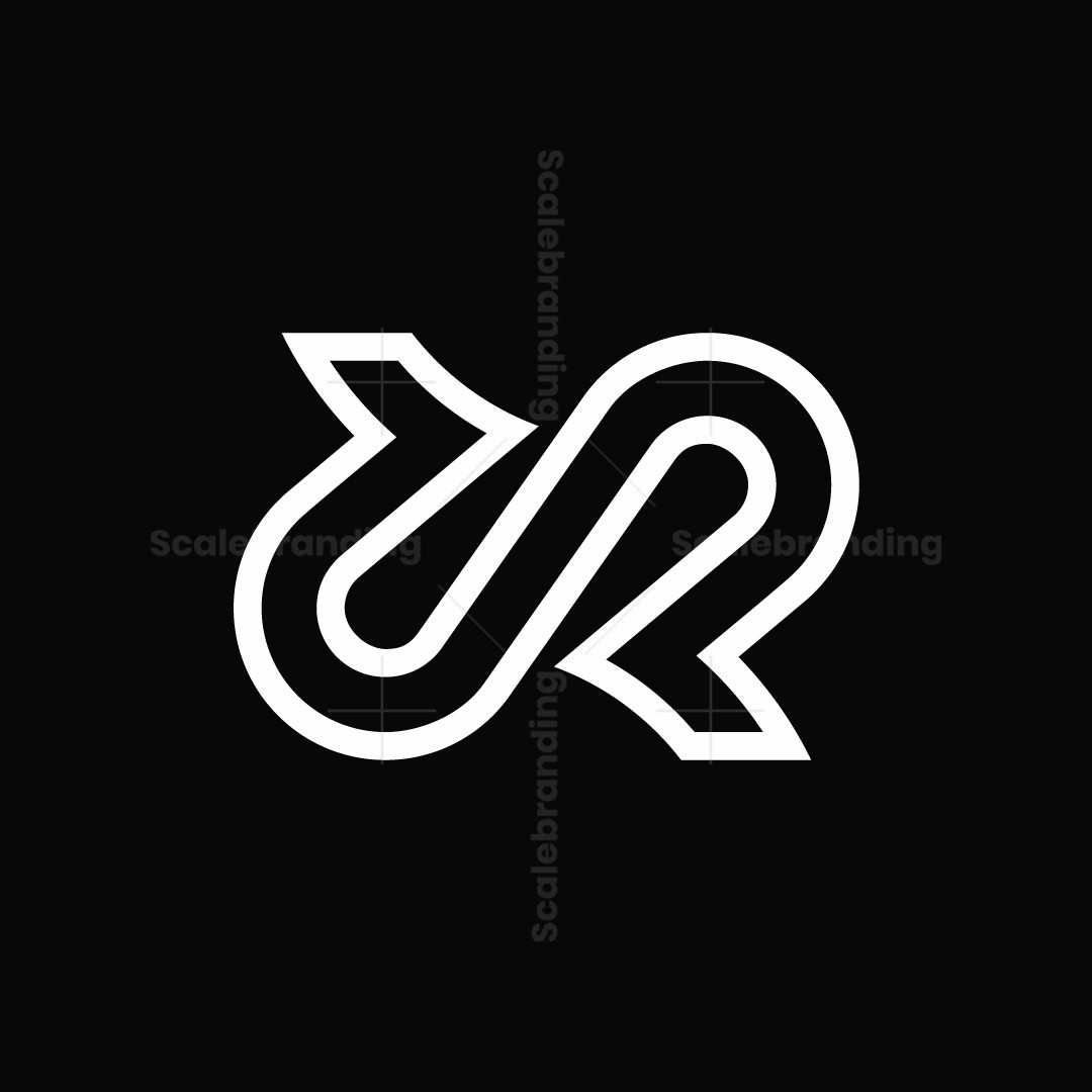 Letter R Infinity Line Logo | Scalebranding