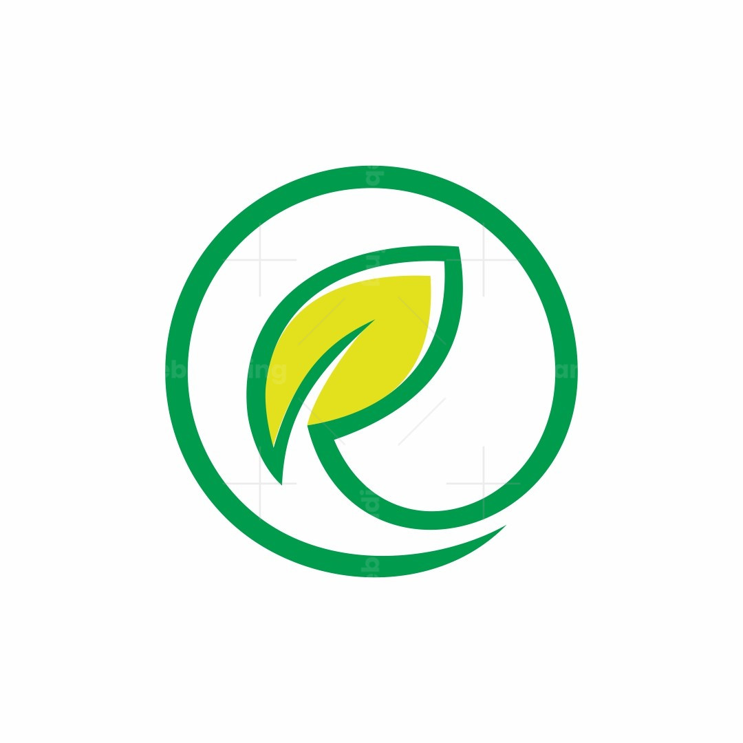 Letter R Leaf Logo | Scalebranding
