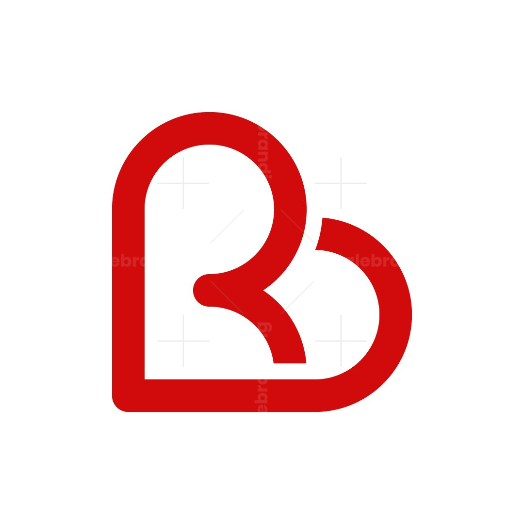 Letter R Love Logo | Scalebranding