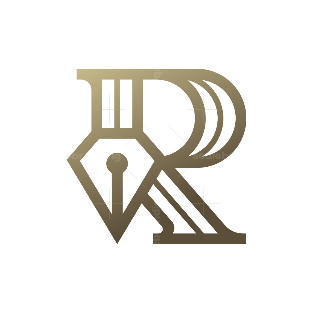 Letter R Pen Logo | Scalebranding