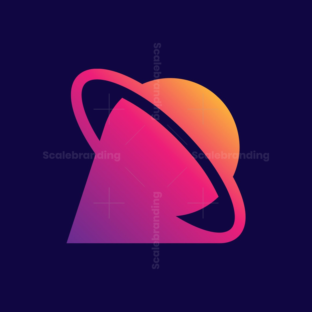 Letter R Planet Logo | Scalebranding