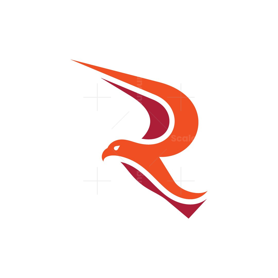 Letter R Raptor Eagle Logo | Scalebranding