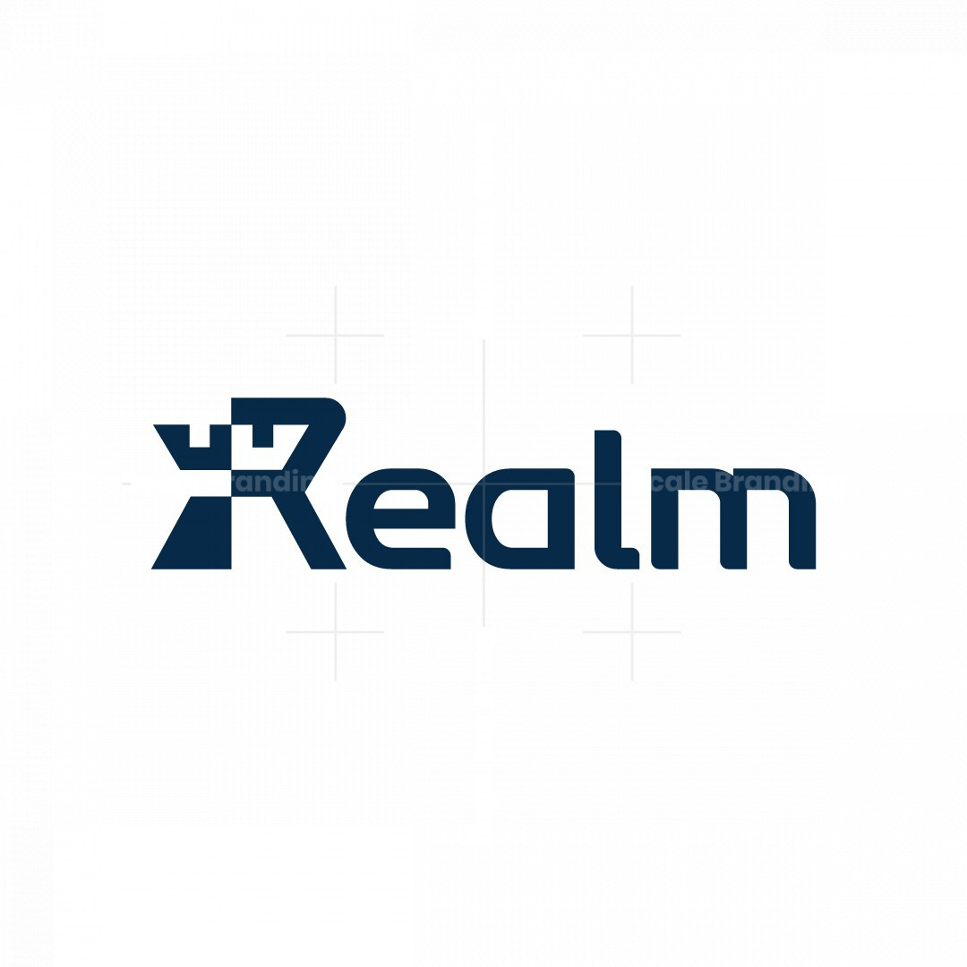 Letter R Realm Castle Logo | Scalebranding