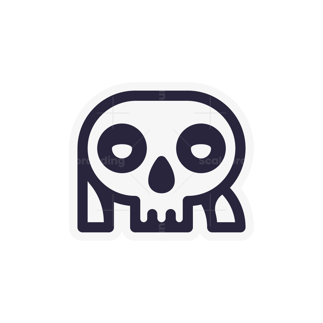 Letter R Skull Logo | Scalebranding