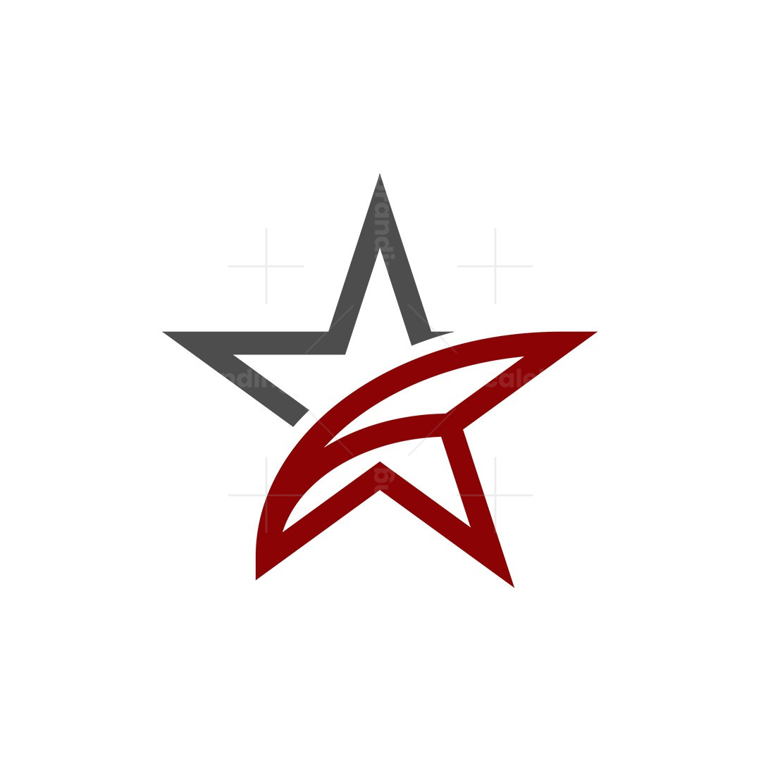 Letter R With Star Logo R Star Logo Vector Art, Icons, And Graphics