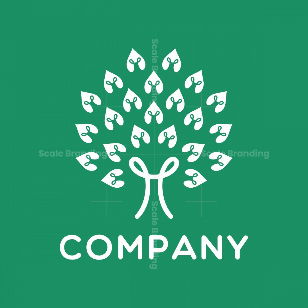 Letter R Tree Logo | Scalebranding