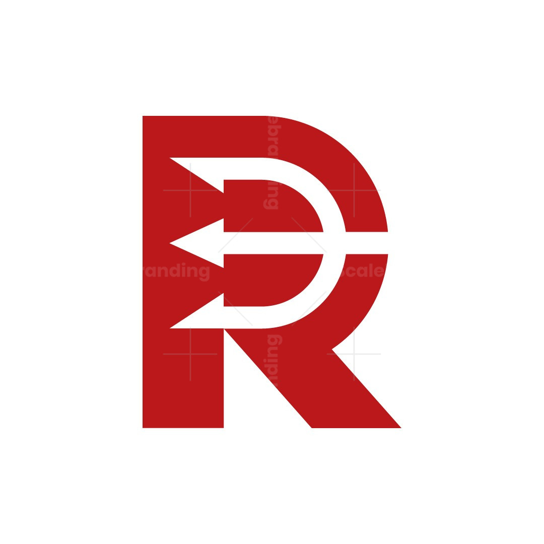 Letter R Trident Logo | Scalebranding