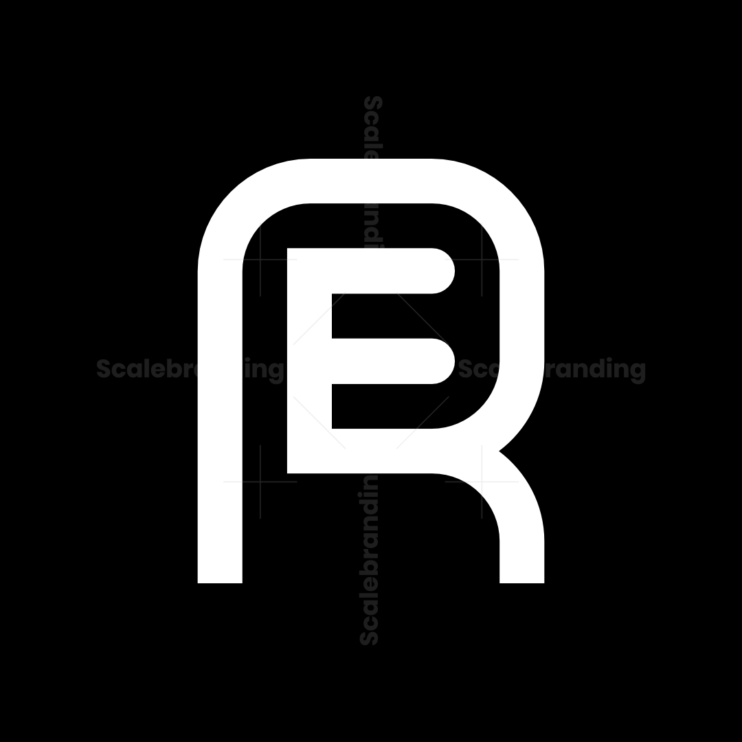 Letter RE Initial ER Lettermark Logo | Scalebranding
