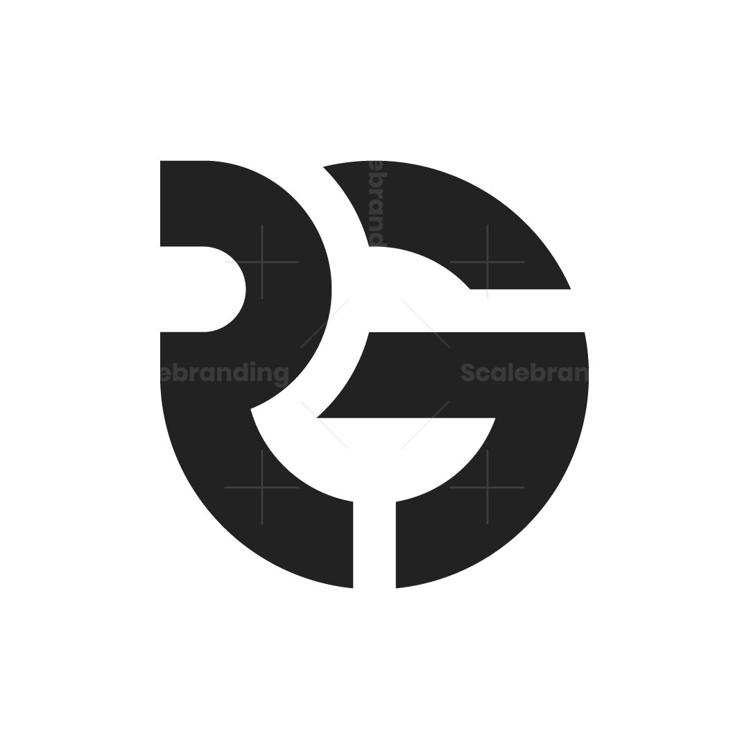 Letter RG or GR Monogram Logo | Scalebranding