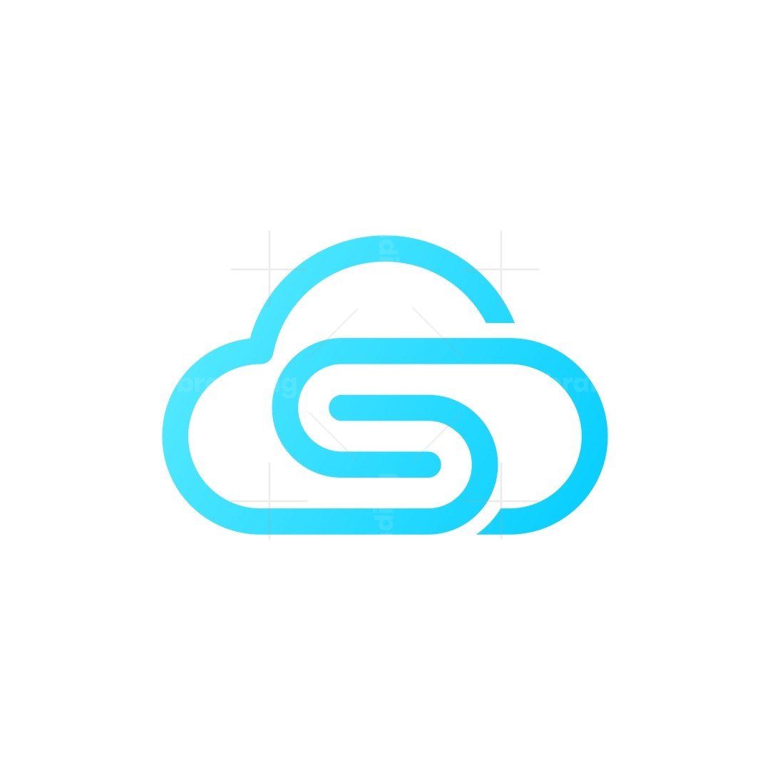 Letter S Cloud Logo | Scalebranding