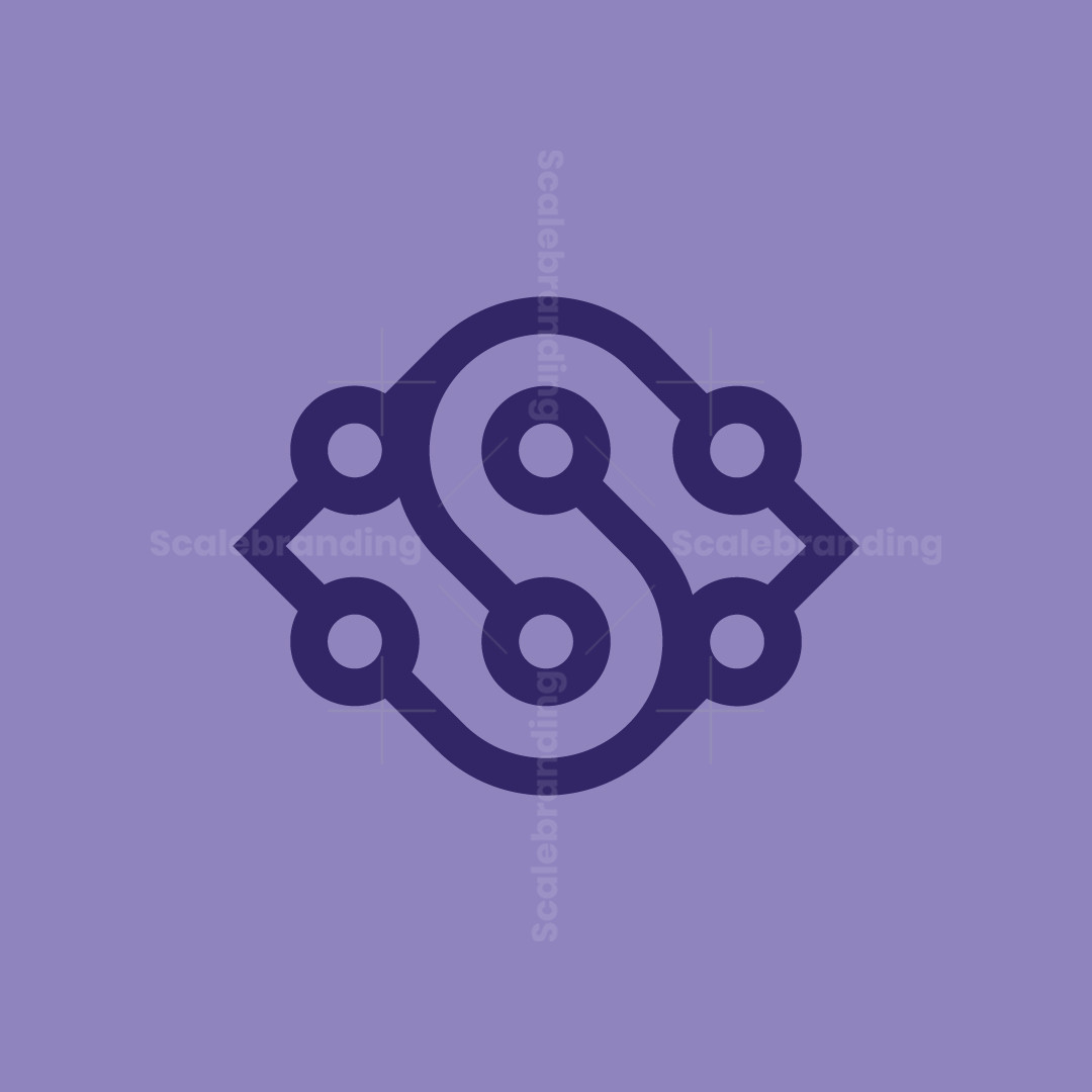 Letter S Connect Logo | Scalebranding