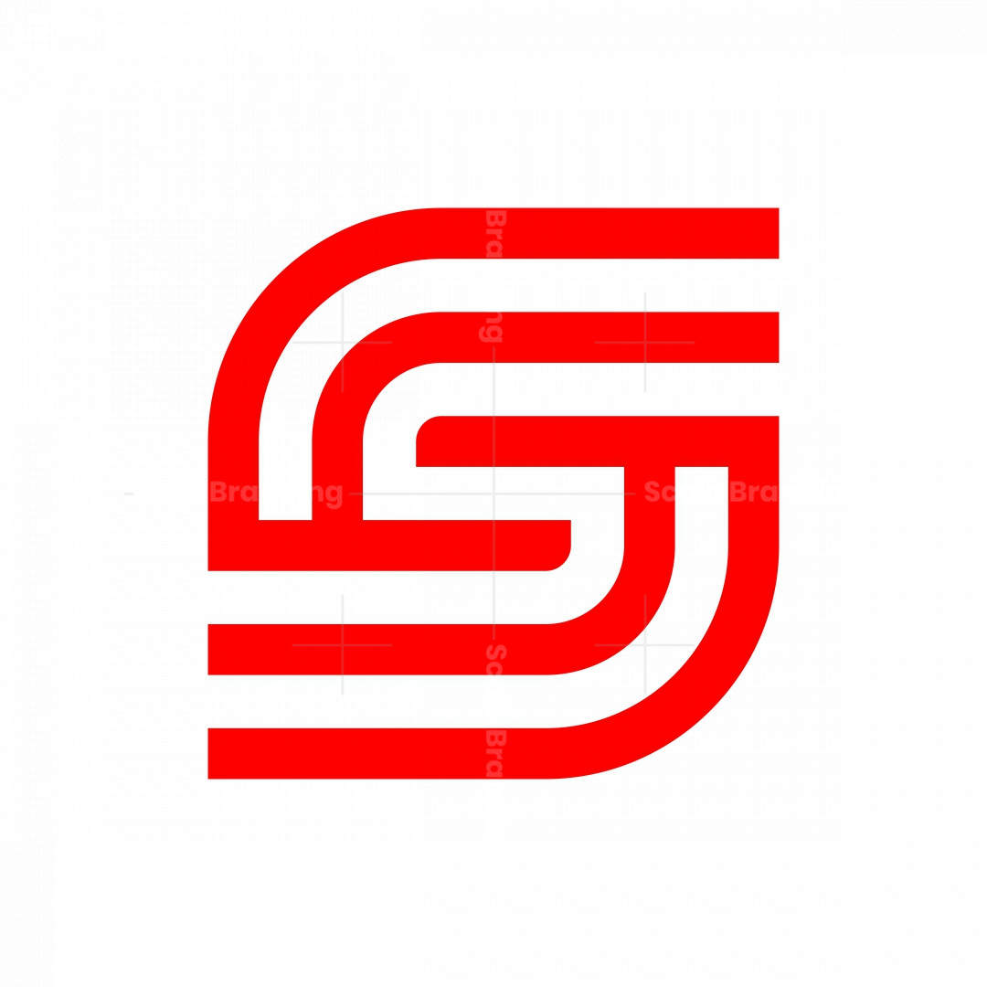 Letter S Double Line Logo | Scalebranding