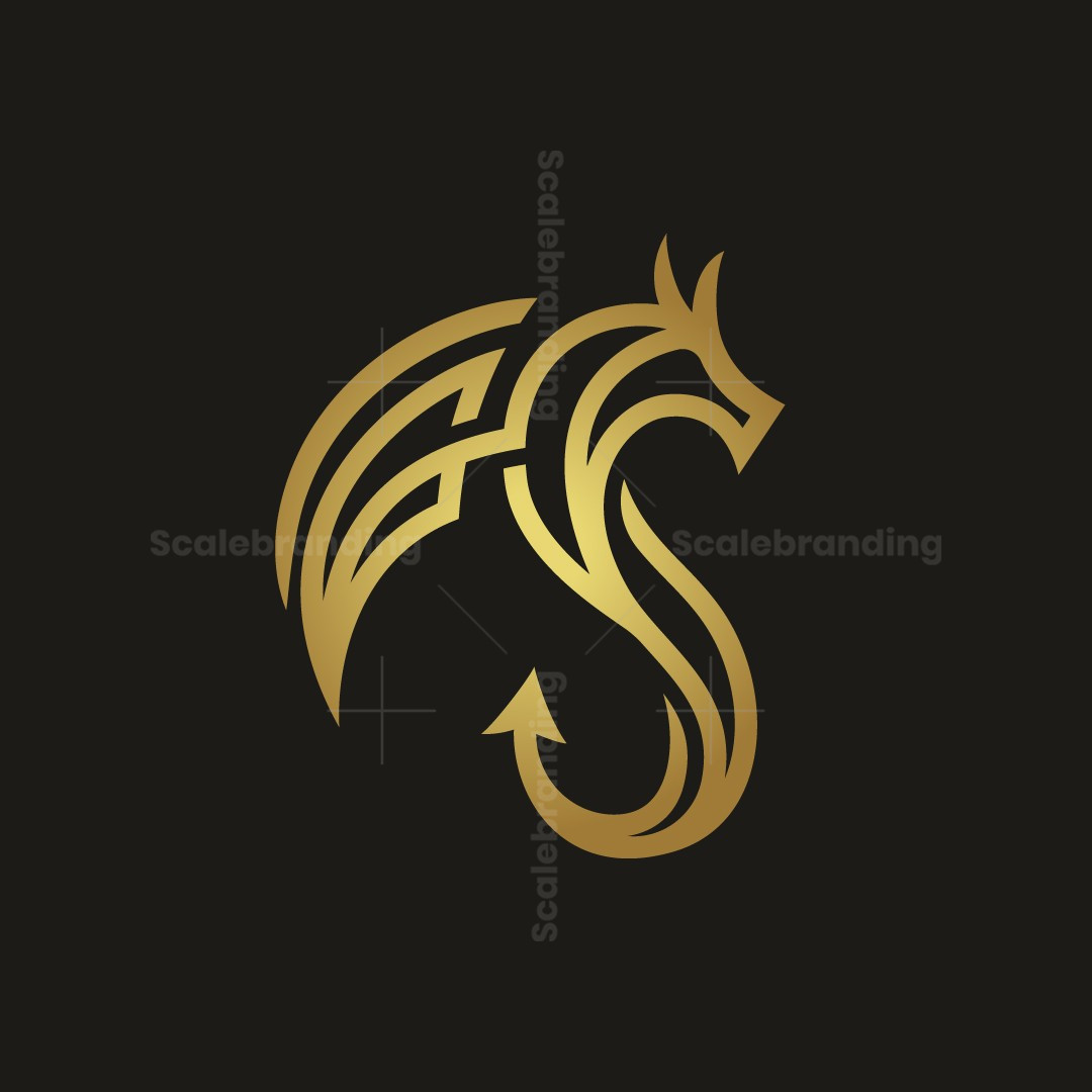 Letter S Dragon Logo | Scalebranding