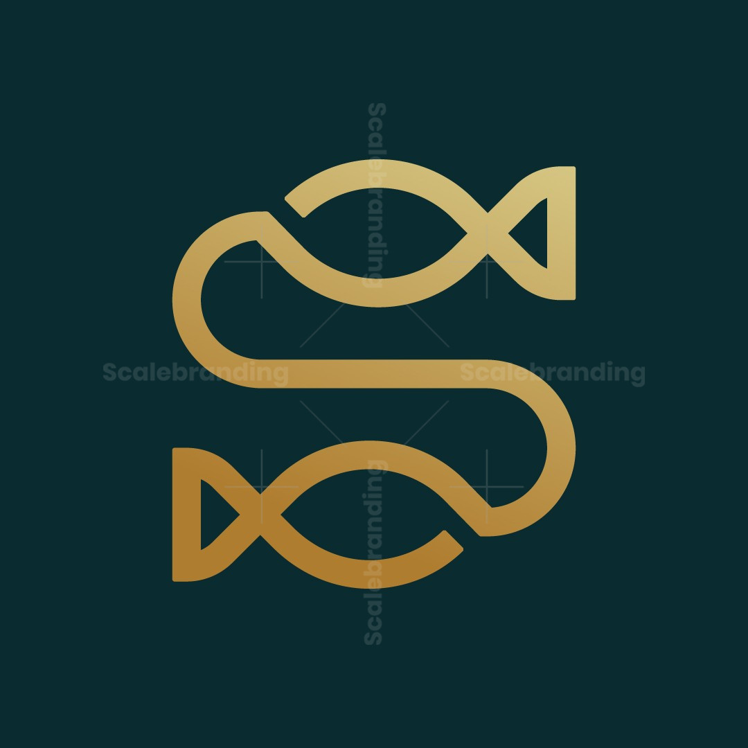 Letter S Fish Logo | Scalebranding