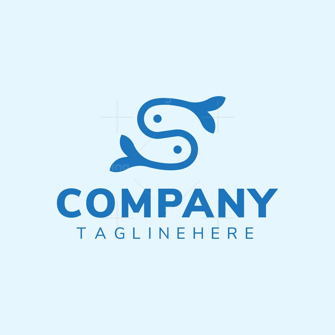 Letter S fish logo | Scalebranding