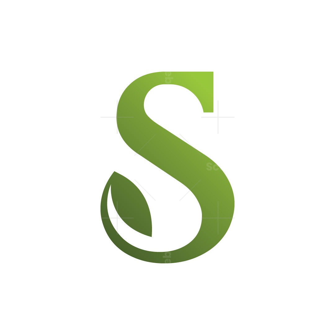 Letter S Leaf Logo | Scalebranding