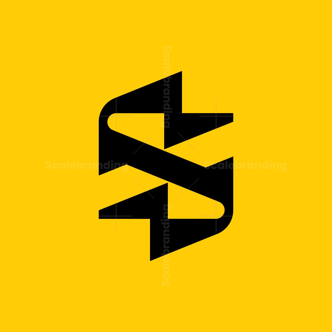 Letter S Lightning Logo | Scalebranding