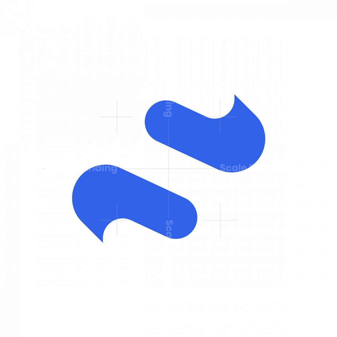 Letter S Negative Check Logo | Scalebranding
