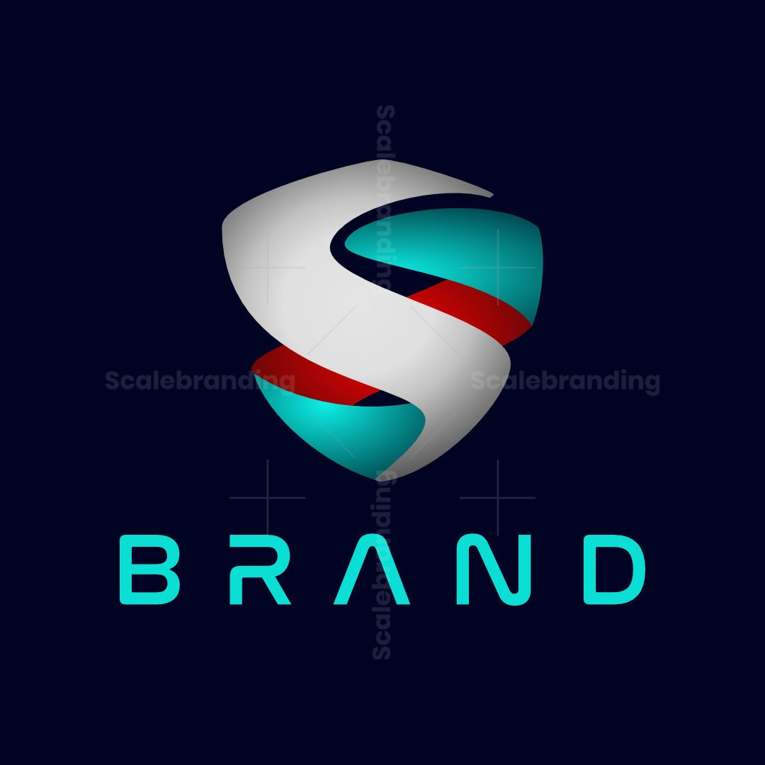letter s secure shield system logo | Scalebranding
