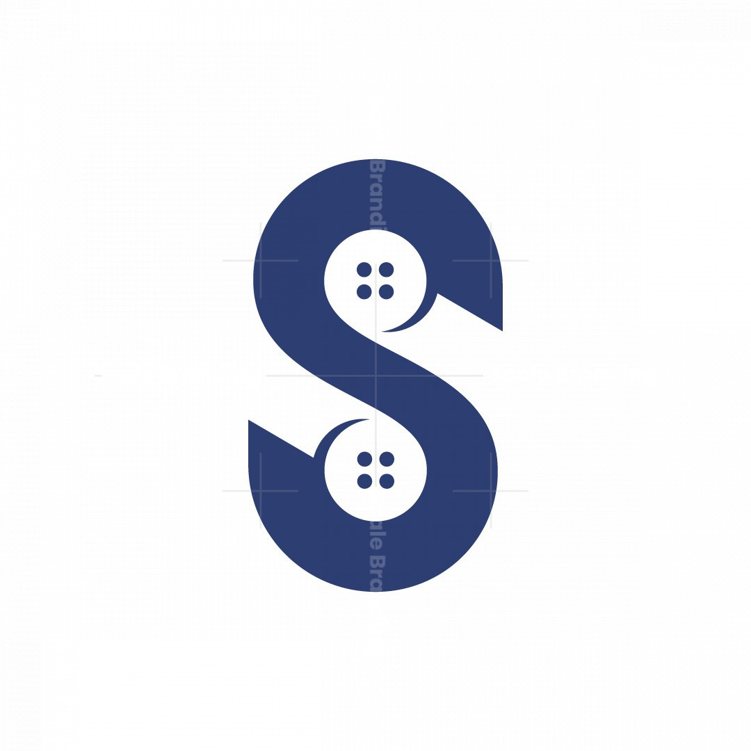 Letter S Shirt Button Logo | Scalebranding