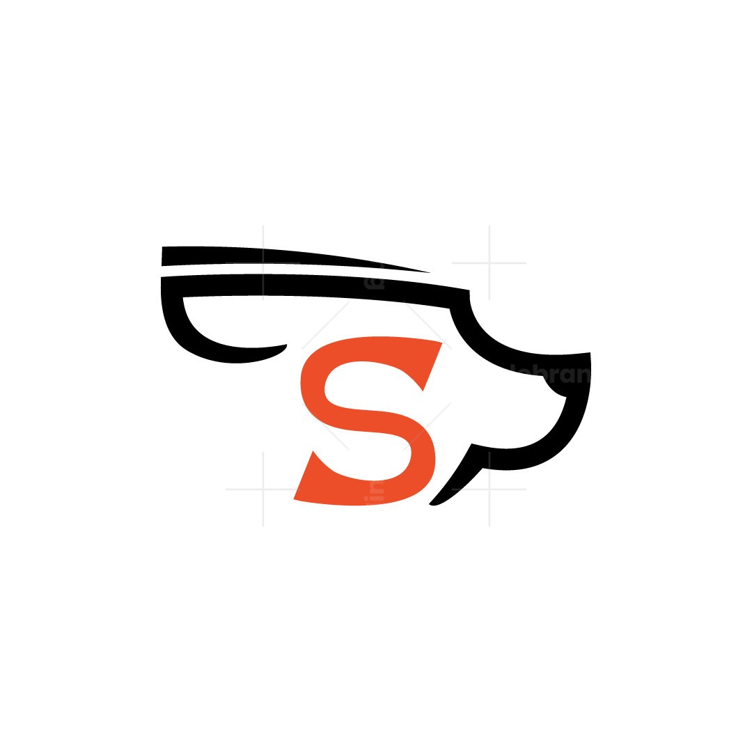 Letter S Speed Dog Logo | Scalebranding