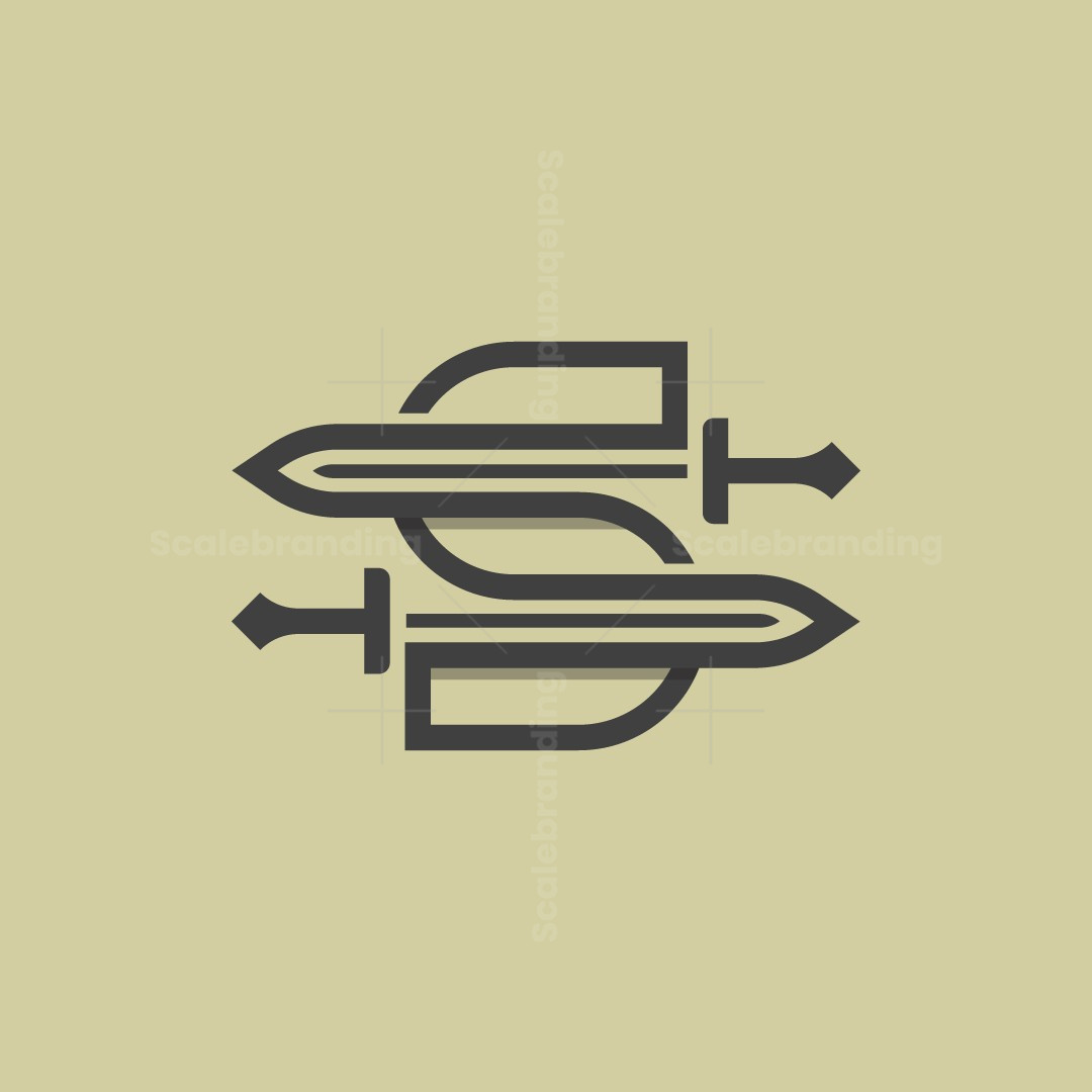 Letter S Sword Logo | Scalebranding