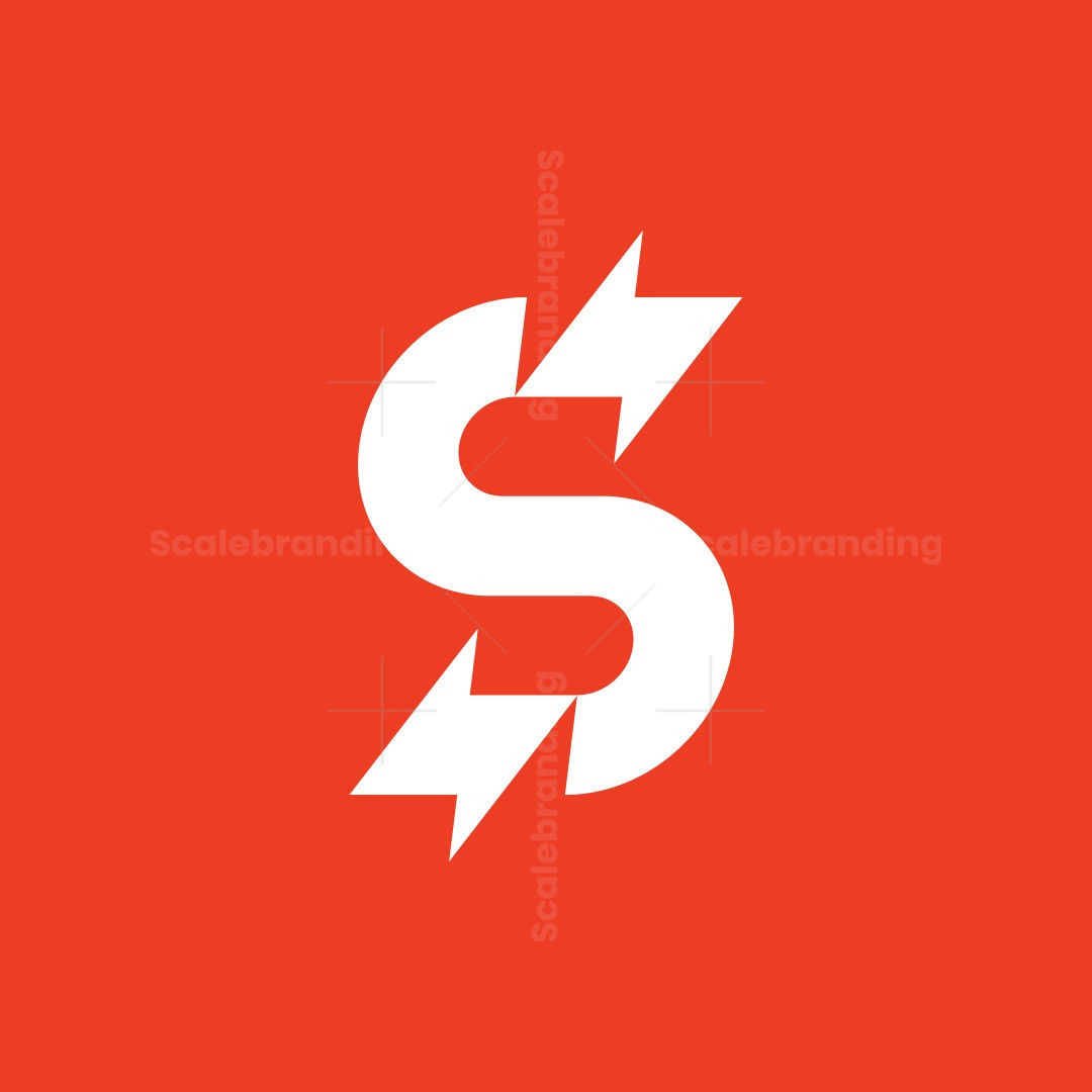 Letter S Thunder Logo | Scalebranding