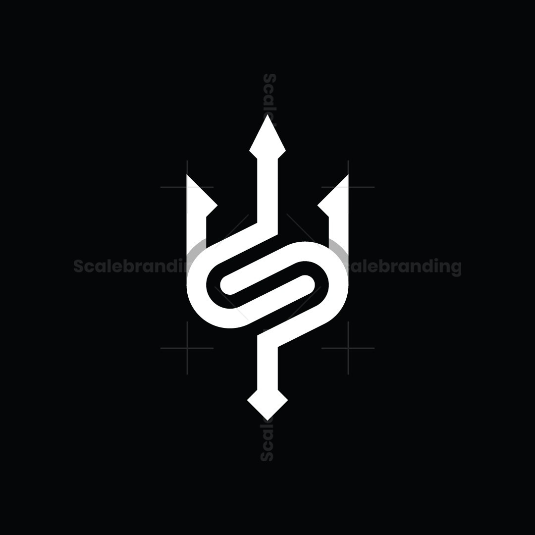 Letter S Trident Logo | Scalebranding