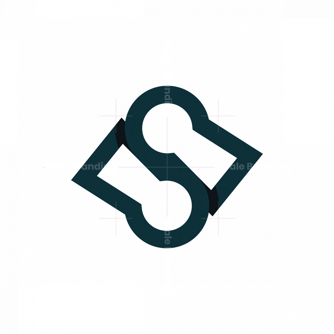 Letter S Twin Lock Logo | Scalebranding