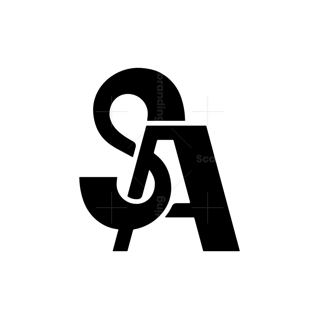 letter SA or AS logo | Scalebranding