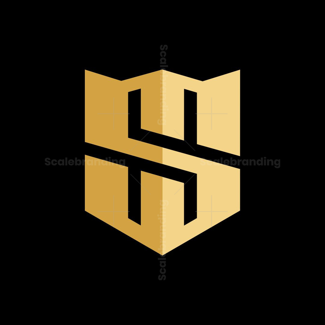Letter SH Shield Logo | Scalebranding