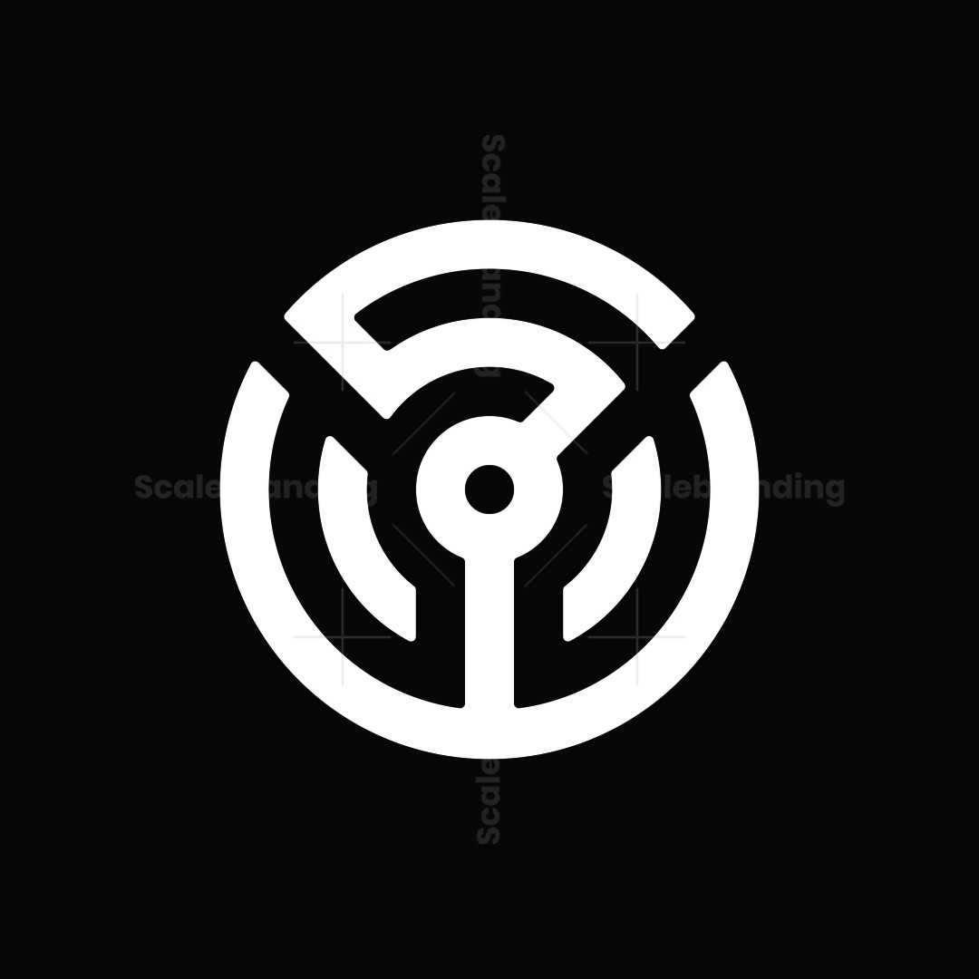 letter SW steering wheel logo | Scalebranding