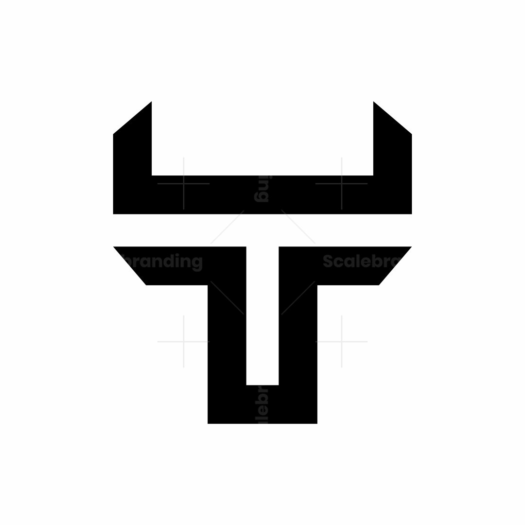 Letter T Bull Logo | Scalebranding